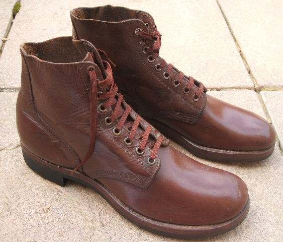 Russet brown service shoes...no toecap. - UNIFORMS - U.S. Militaria Forum