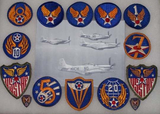 AAF Patch Display - ARMY AND USAAF - U.S. Militaria Forum
