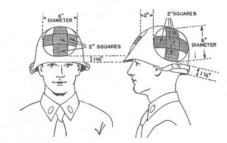 WWII Medic Helmet Markings & Regulations - CHAPLAIN & MEDIC HELMETS - U ...