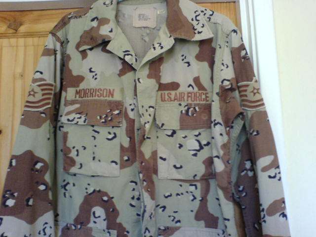 Named USAF Choc chip D.C.U - CAMOUFLAGE UNIFORMS - U.S. Militaria Forum