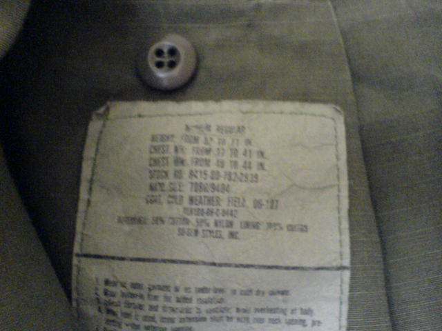 M65 jacket and liner - UNIFORMS - U.S. Militaria Forum