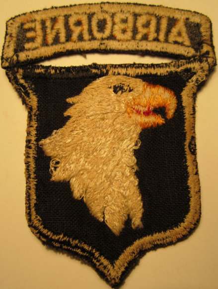 Rare WWII 101st A/B Patch For Sale on EBay - ARMY AND USAAF - U.S ...