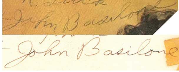 Basilone autograph - EPHEMERA, PHOTOGRAPHS & MILITARY ARTWORK - U.S ...