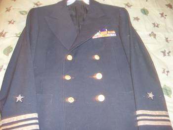 WW2 LT Commander uniform w/ ribbons - NAVAL & SEA SERVICE UNIFORMS - U ...