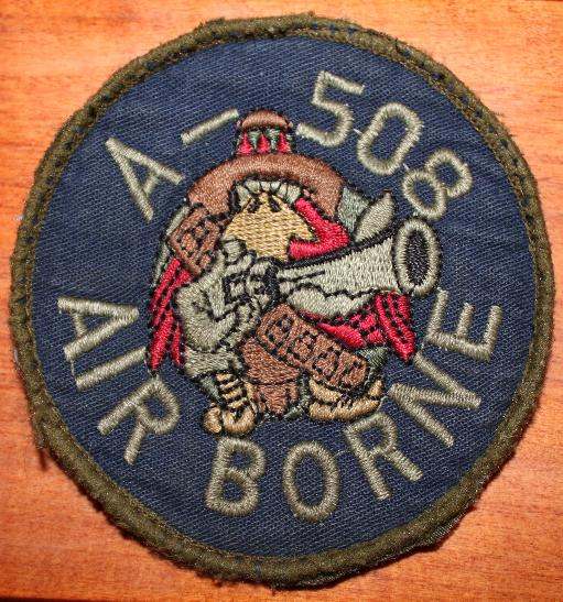 A-508 Airborne Patch? - CAN YOU IDENTIFY THIS PATCH? - U.S. Militaria Forum