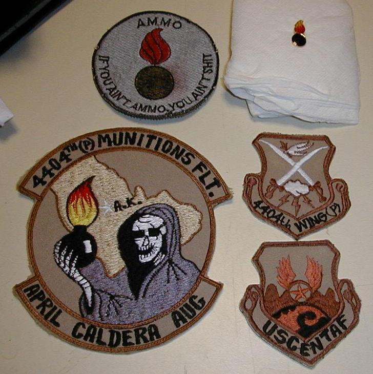 4404th (P) Wg Ammo Patches - AIR FORCE (USAAF IS WITH ARMY) - U.S ...
