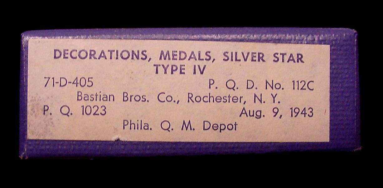 Silver Star makers mark question - MEDALS & DECORATIONS - U.S ...