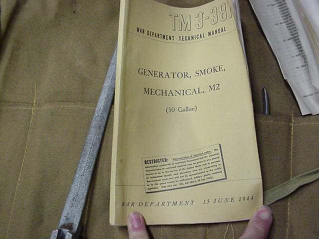 M2 Smoke Generator, 1944 - FIELD & PERSONAL GEAR SECTION - U.S ...