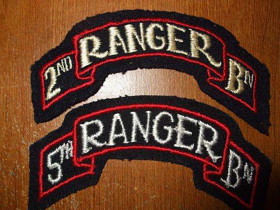 Ranger Scrolls 1st-6th for your opinions - ARMY AND USAAF - U.S ...
