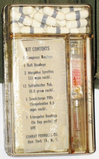 Finally a First Aid Kit with Morphine Syrettes - MEDICAL CORPS - U.S ...