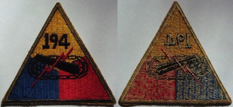 194th Tank Battalion - ARMY AND USAAF - U.S. Militaria Forum