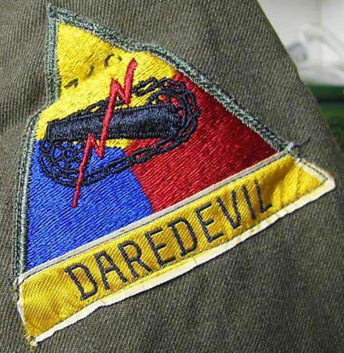 740th tank Bn "DAREDEVIL" tab - which era? - ARMY AND USAAF - U.S ...