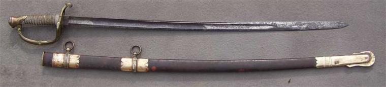 USMC 1850 Civil War Officer's Sword, Regulations of 1859 - EDGED ...