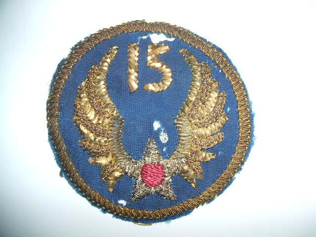 15th Air Force Bullion Variants - ARMY AND USAAF - U.S. Militaria Forum