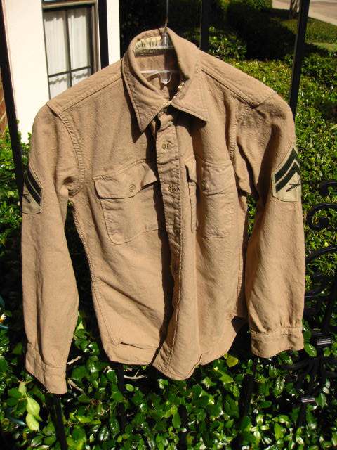 USMC Shirt w/ Strange Fabric. - UNIFORMS - U.S. Militaria Forum