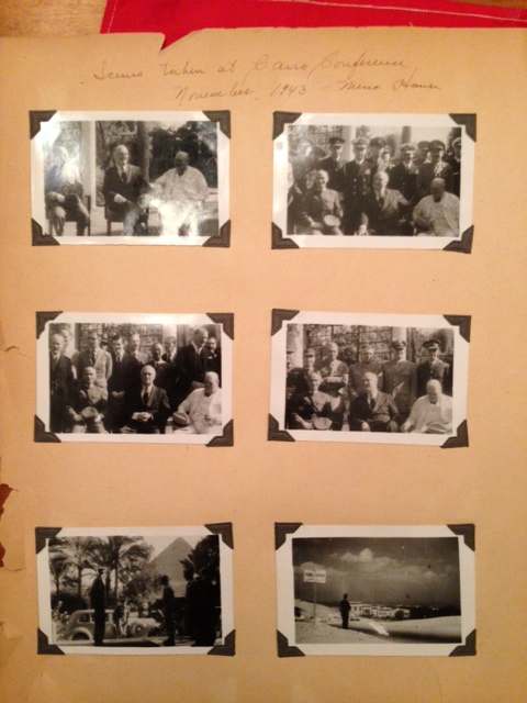 Cairo Conference 1943 original photos, Churchill, Roosevelt, Shek ...
