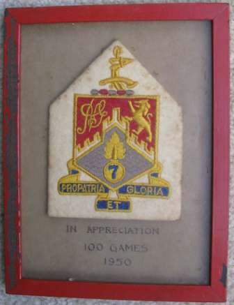 Framed 107th Infantry Regiment Emblem - ARMY AND USAAF - U.S. Militaria ...