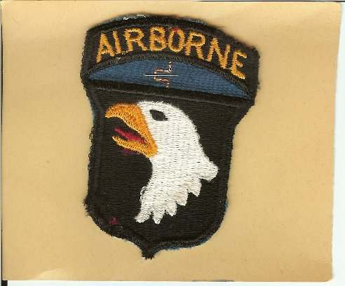 RARE 101st Patch Variant? Funny line in between the rocker and patch ...