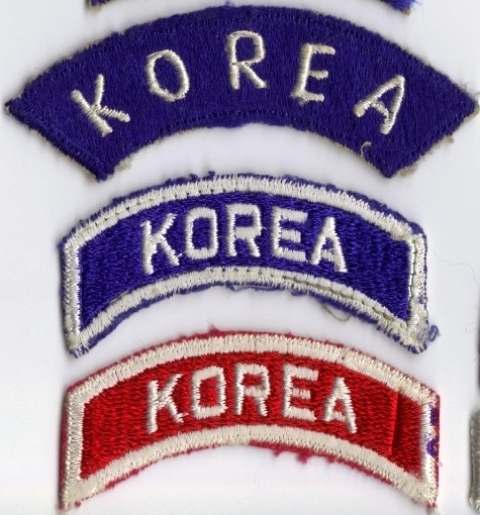 Korea tabs - Page 2 - ARMY AND USAAF - U.S. Militaria Forum