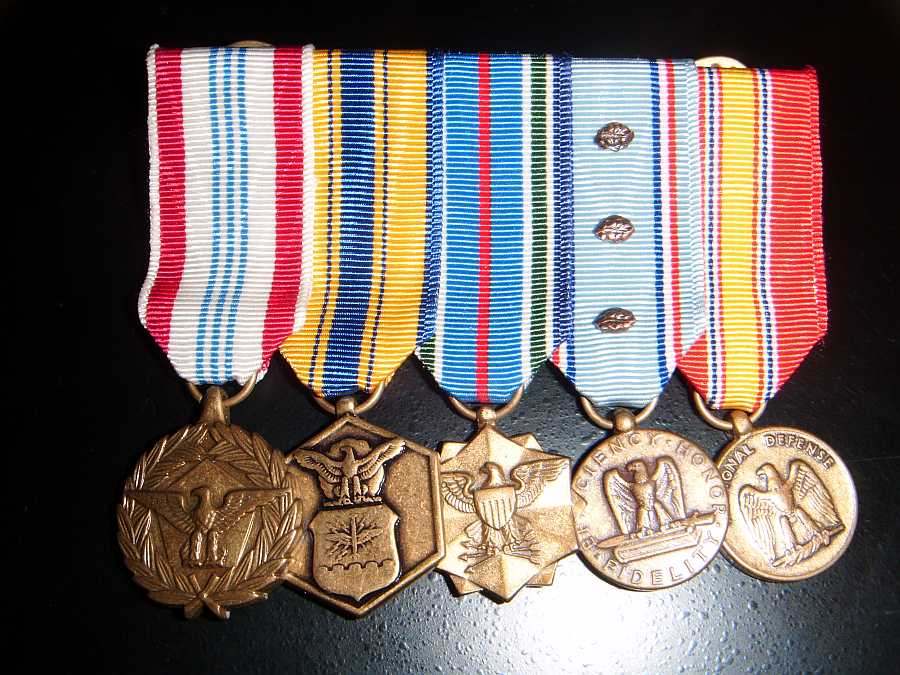 5 Place Mini Medal Bar - MEDALS & DECORATIONS - U.S. Militaria Forum