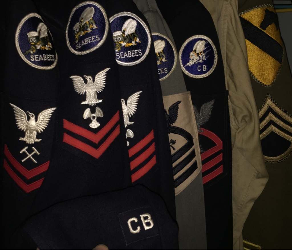 CB Seabee patch variations - NAVY, COAST GUARD AND OTHER SEA SERVICES ...