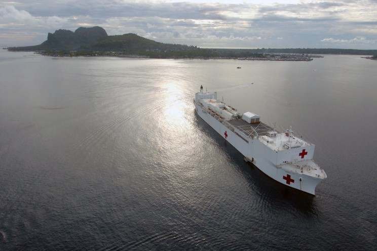 A few USNS Mercy T-AH-19 Patches - NAVY, COAST GUARD AND OTHER SEA ...