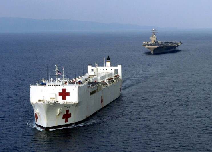 A few USNS Mercy T-AH-19 Patches - NAVY, COAST GUARD AND OTHER SEA ...