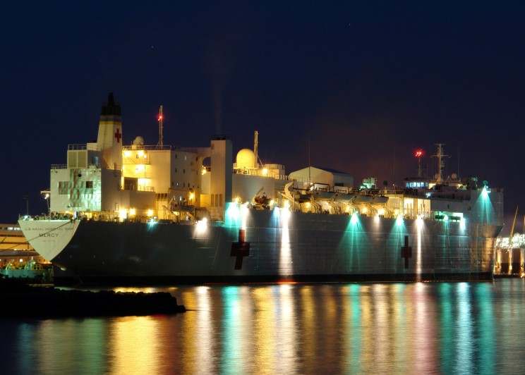 A few USNS Mercy T-AH-19 Patches - NAVY, COAST GUARD AND OTHER SEA ...