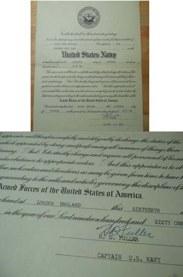 Operation Deep Freeze V grouping- Shellback Certificate & more ...