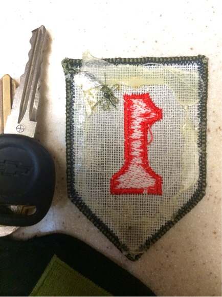 Little 1st ID patch - ARMY AND USAAF - U.S. Militaria Forum