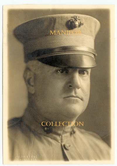 MajGen Harry Lee, USMC, WW1 6th Reg CO - INDIVIDUAL & UNIT PORTRAITS ...