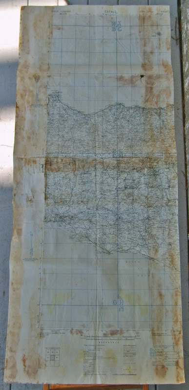 1941-dated Allied map of Sicily - Operation Husky - EPHEMERA ...