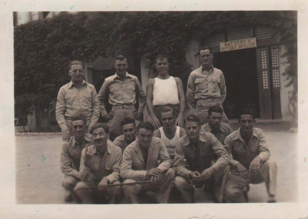 60th Coast Artillery soldier items - Corregidor - EPHEMERA, PHOTOGRAPHS ...