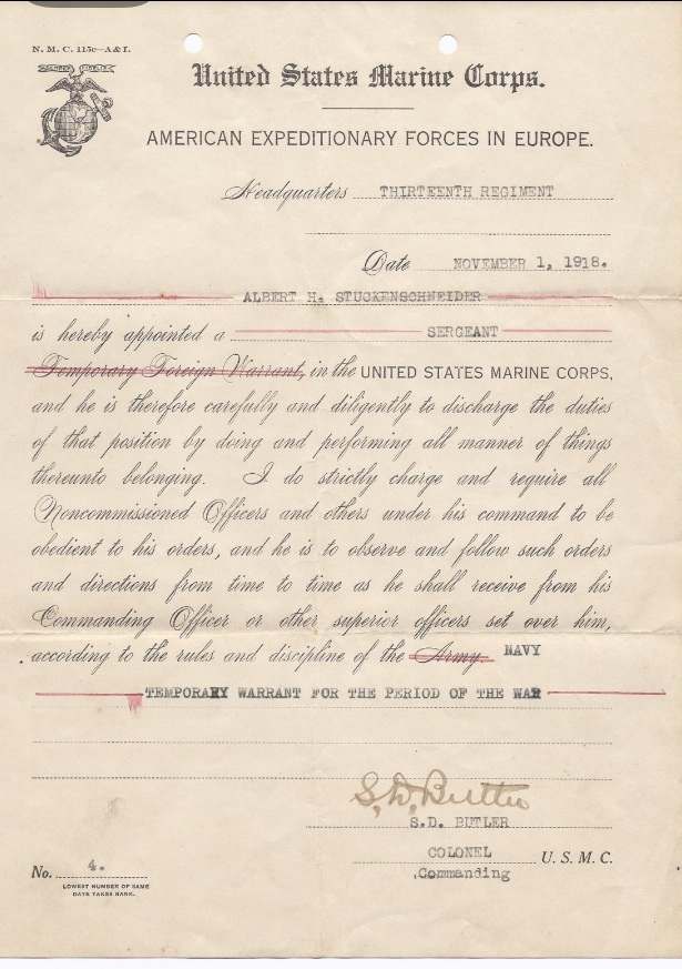 USMC Commandant Signed - EPHEMERA, PHOTOGRAPHS & MILITARY ARTWORK - U.S ...