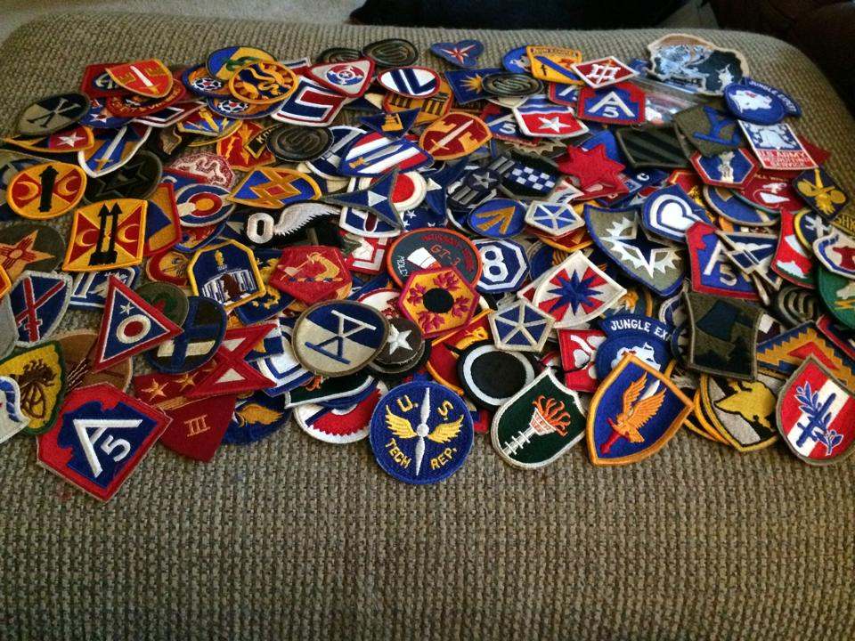 Patch and Insignia Haul from the Flea Market - ARMY AND USAAF - U.S ...