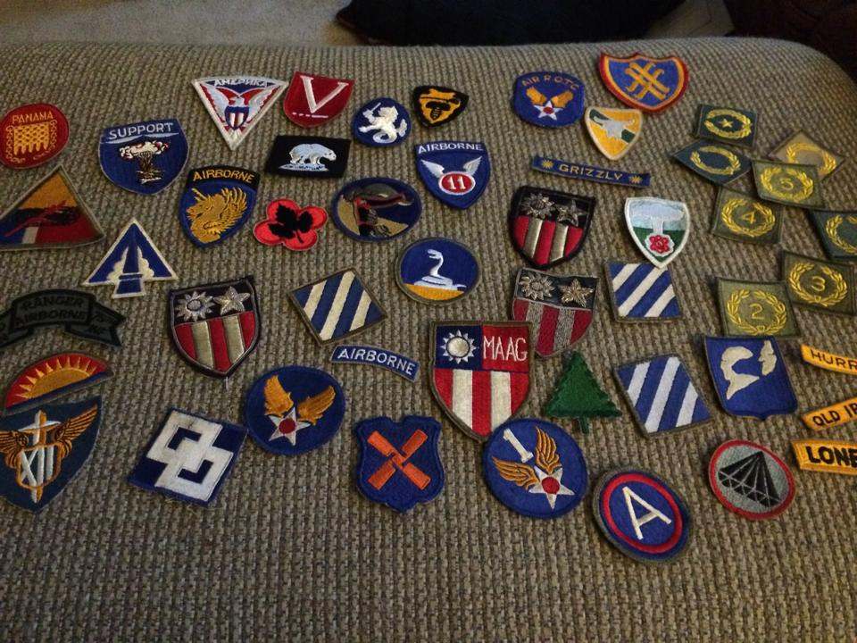 Patch and Insignia Haul from the Flea Market - ARMY AND USAAF - U.S ...