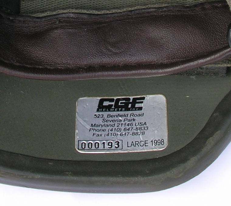 Early 1998 CGF Prototype/Test SOCOM MICH Helmet - MODERN COMPOSITE ...