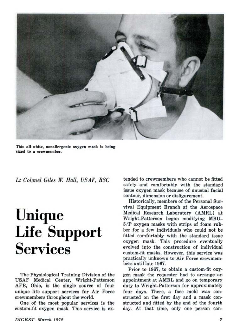 White USAF MBU-5/P Oxygen Mask - FLYING HELMETS AND ACCESSORIES - U.S ...