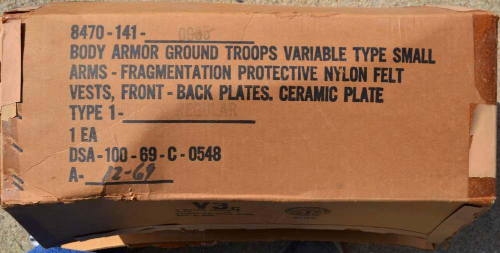 Vietnam 1969 Variable Type Body Armor for Ground Troops-NEW In Issue ...