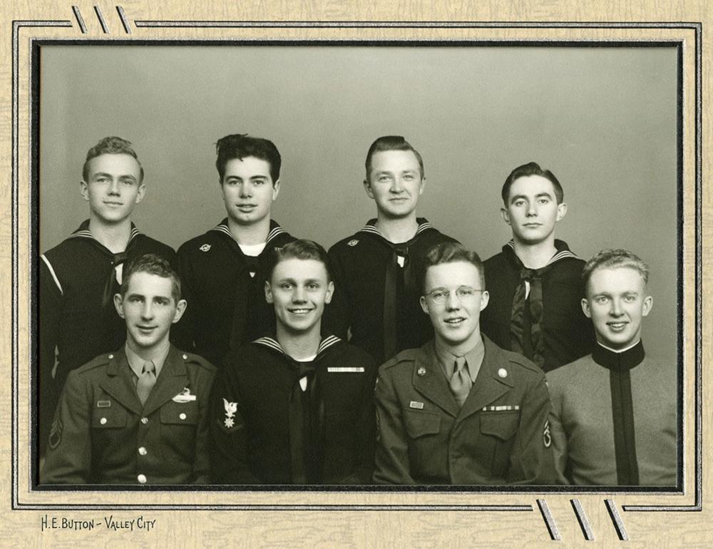 bunch of brothers? cousins? classmates? WW2 group portrait - INDIVIDUAL ...