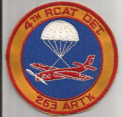 Estate find 4th RCAT DET 263 ARTY. - ARMY AND USAAF - U.S. Militaria Forum