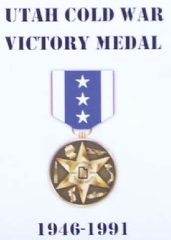 New Utah Cold War Victory Medal - MEDALS & DECORATIONS - U.S. Militaria ...