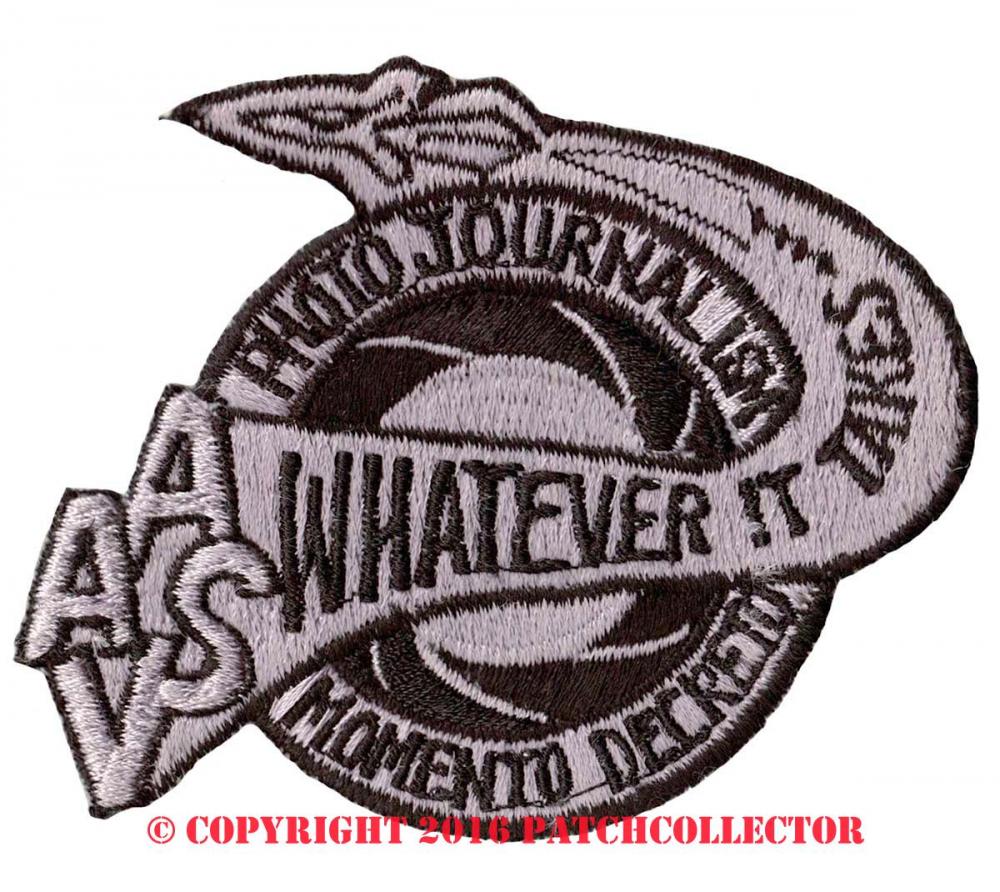 A USAF Aerospace Audiovisual Service (Combat Camera) patch - AIR FORCE ...