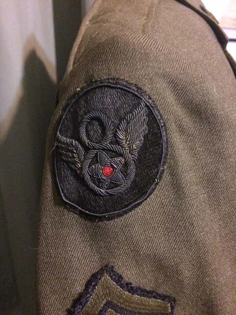 New 8th AF Service coat: Blue Backed Radio Operator Wing - UNIFORMS - U ...