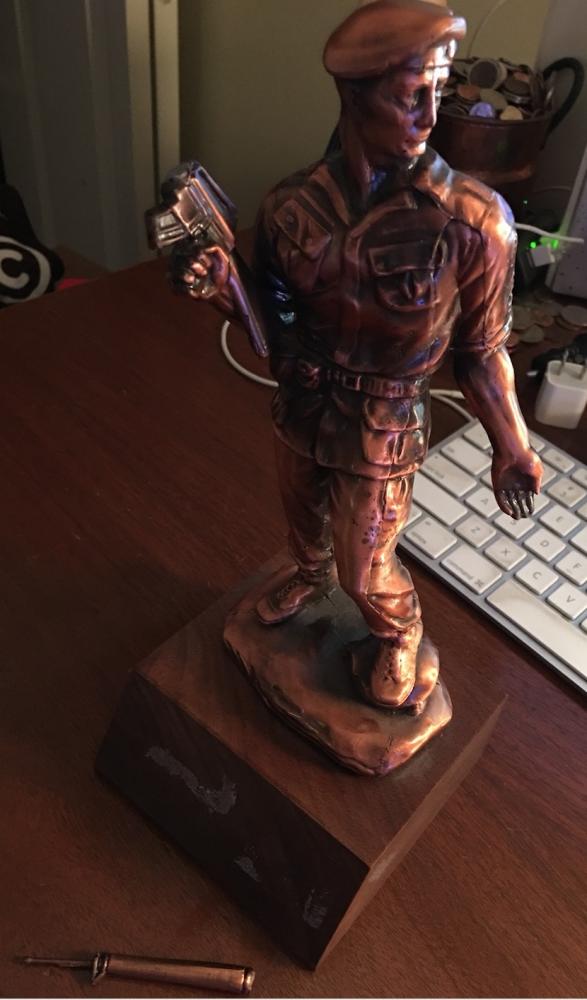 SF Bruce Statue - UNOFFICIAL MILITARY AWARDS (PLAQUES, STEINS, CUPS ...