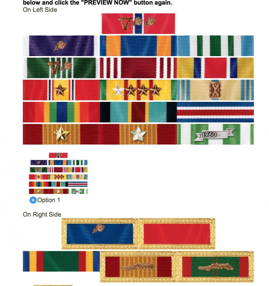 5th SF Award of Navy Meritorious Unit Commendation - RIBBON BARS - U.S ...