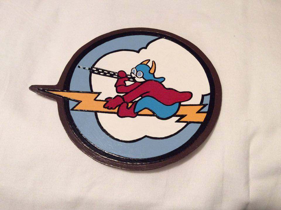Leather 385th Fighter Squadron patch I made...... - REENACTING GROUPS ...