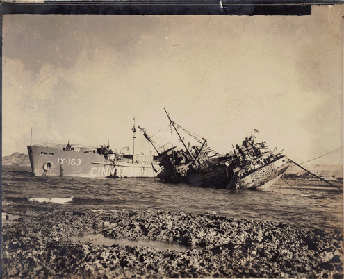 Typhoon Louise - Okinawa October 9th, 1945 - MILITARY SHIPS AND VESSELS ...