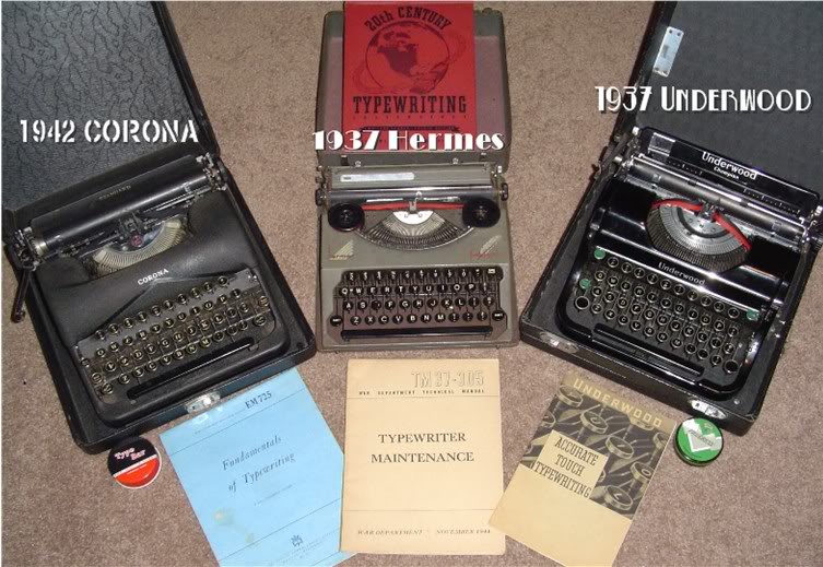 Army typewriter? - BASE/BIVOUAC/CAMP/DEPOT ITEMS - U.S. Militaria Forum