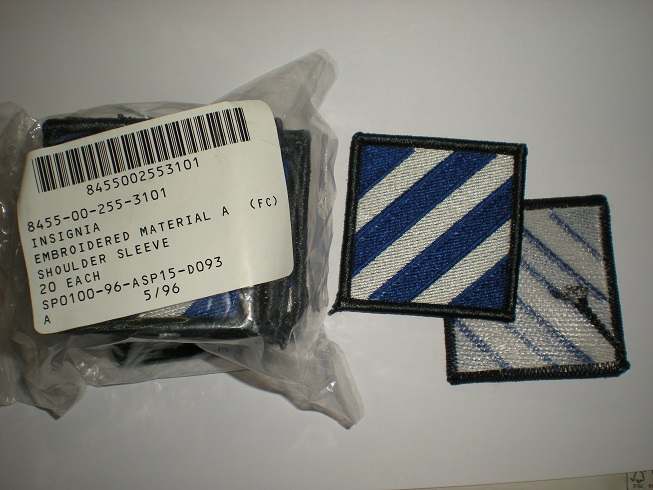 3rd ID patch - ARMY AND USAAF - U.S. Militaria Forum
